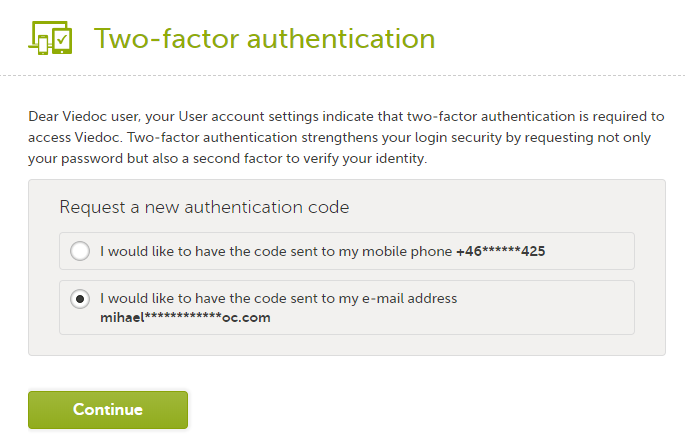 Viedoc User Guide for Site Users | Managing your Viedoc account| Viedoc ...