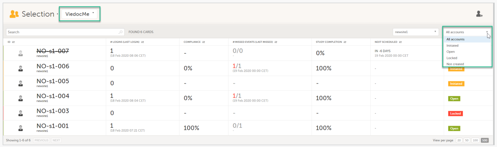 Viedoc User Guide for Site Users | Managing Viedoc Me| Viedoc eLearning