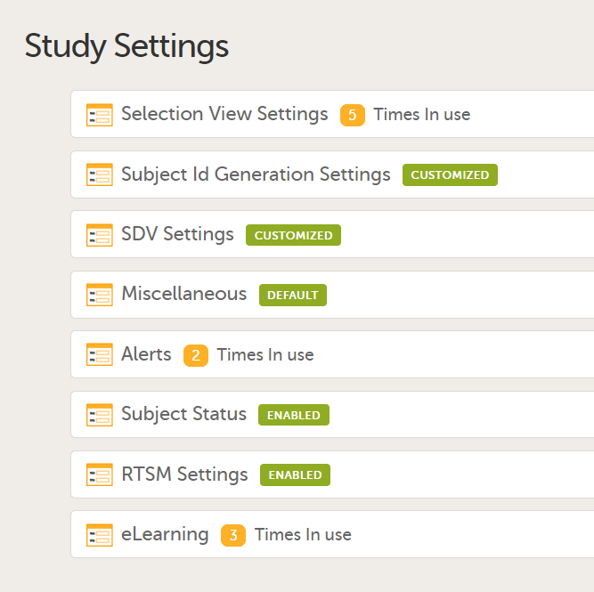 Viedoc Designer User Guide | Configuration report| Viedoc eLearning