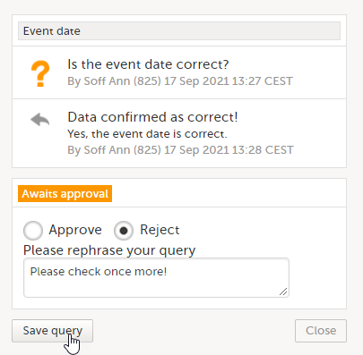 Viedoc User Guide for Monitors | Raising/Approving/Rejecting queries ...