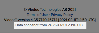 Viedoc Reports User Guide | Overview of Viedoc Reports| Viedoc eLearning