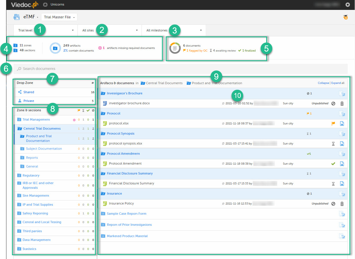 Viedoc eTMF User Guide | Introduction to Viedoc eTMF| Viedoc eLearning