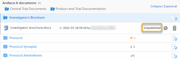 Viedoc eTMF User Guide | Managing documents| Viedoc eLearning