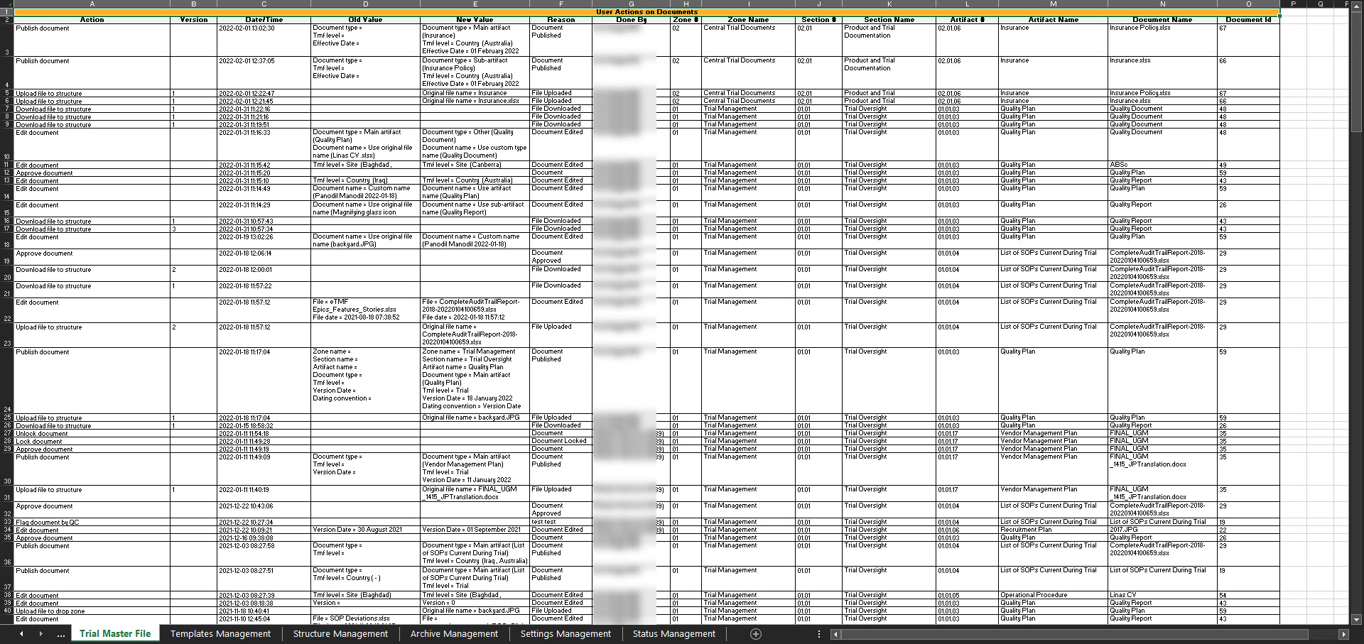 Viedoc eTMF User Guide | TMF Archive| Viedoc eLearning