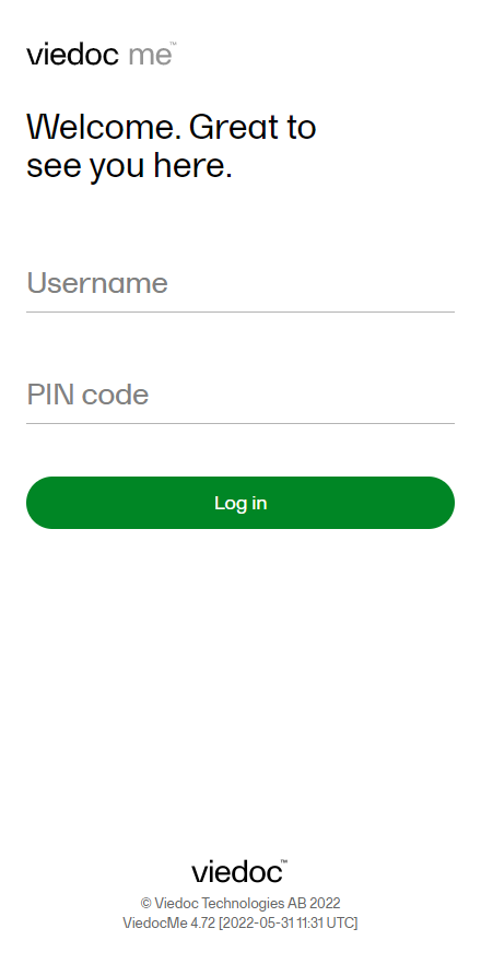 Viedoc User Guide for Site Users | Using Viedoc Me (information for ...